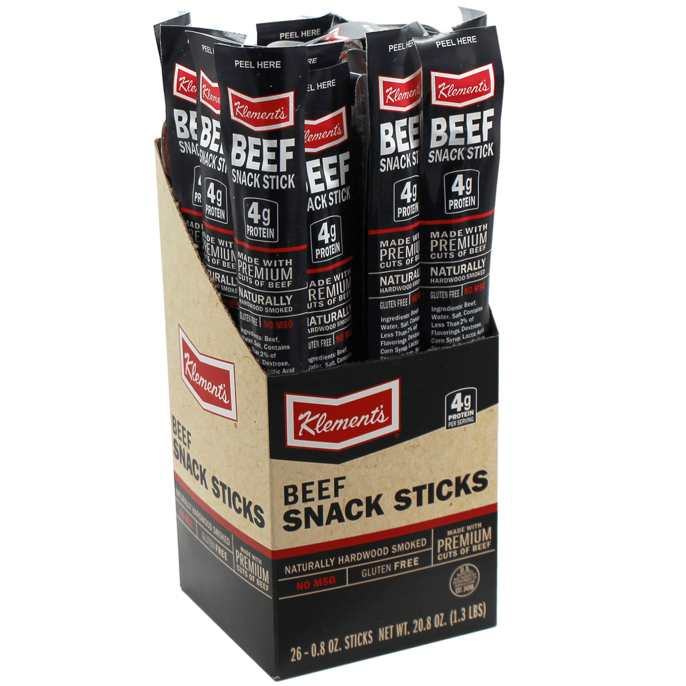 .8 oz. Beef Meat Sticks - 26 Count Bundle – JerkyWholesale.com